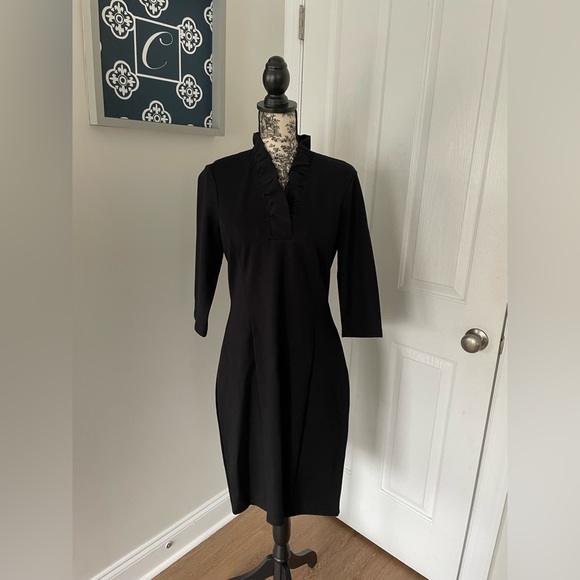 J. McLaughlin | Dresses | J Mclaughlin Black Knee Length Dress | Poshmark